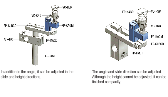 Angle Adjustment Brackets - Threaded Hole | MISUMI | MISUMI