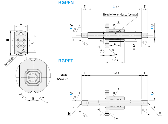 Needle Bearing Guide Sets | MISUMI | MISUMI