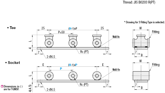 Manifold Blocks - Simplified | MISUMI | MISUMI