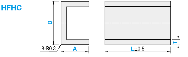 Aluminum Extrusions - U-Channels | MISUMI | MISUMI