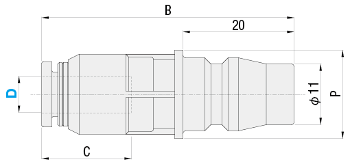 Articulated Connector - One-Touch, Connector, Threaded | MISUMI | MISUMI