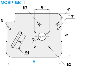 Conveyor Motor Mounting Plates - Steel, Shape and Motor Size Option ...