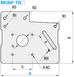 Conveyor Motor Mounting Plates - Steel, Shape and Motor Size Option ...