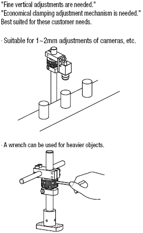 Strut Clamp Accessories - Adjustable Stopper Screws | MISUMI | MISUMI