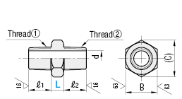 [Clean & Pack] Thread Conversion Fittings | MISUMI | MISUMI