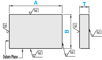 [Clean & Pack] Precision Aluminum Cut Plates - A5052P | MISUMI | MISUMI
