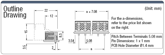COMBICON Socket Header - Horizontal | MISUMI | MISUMI