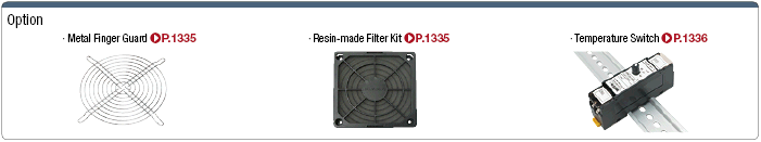Electrical Enclosure Cooling Fans - AC, 120 x 120 mm | MISUMI | MISUMI