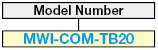 MWI-COM-TB20 | Common Terminal Blocks - DIN Rail Mounting, 1 to 19 ...