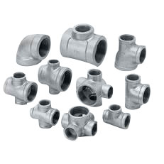 Tee Fittings with Band for Galvanized Cast Iron Pipe - Threaded (CK ...