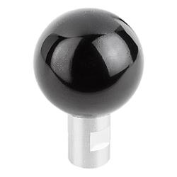 Revolving Grip Handles - Ball Grip, with Female Thread, Thermoset PF 31 ...