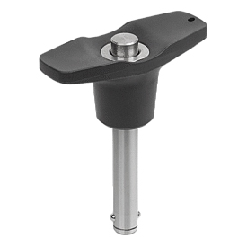Ball Lock Pins with T-Grip with High Shear Strength, K0792 | Kipp | MISUMI