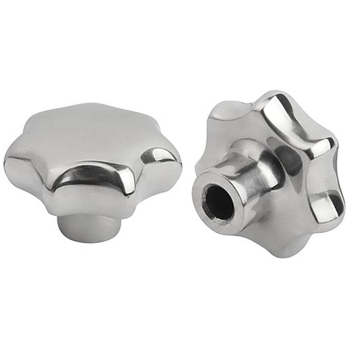 Star Grips - Stainless Steel, Style C, Blind Hole, Similar to DIN 6336 ...