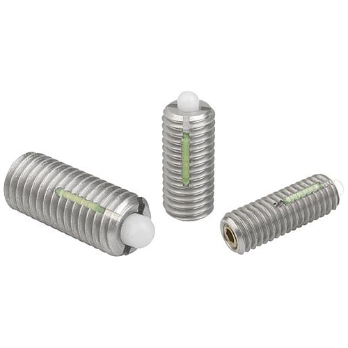 Spring Plungers - with Hex Socket and POM Thrust Pin, Stainless Steel ...