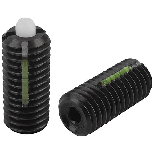 Spring Plungers - with Hex Socket and Thrust Pin, Standard Spring Force ...