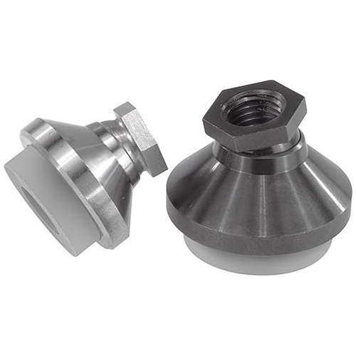 Swivel Feet - with Vibration Absorption, K0420 Inch Thread | Kipp | MISUMI