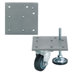Attachment Plates for Casters and Adjustment Pads | MISUMI | MISUMI