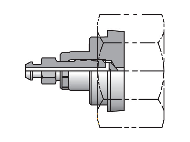 Hydraulic Hose Adapters - ORFS Bleed Adapter, O-Ring Face Seal, FNLBA ...