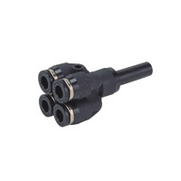 Tube to Stem Shape Branch Union Double Y - Push to Connect Fittings ...